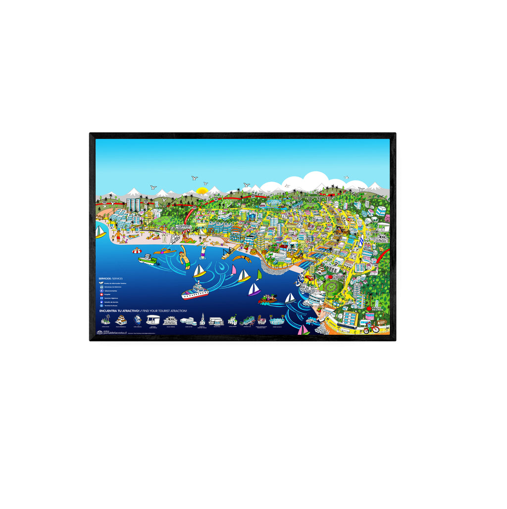 Mapa Viña del Mar - Payo – Artenigma